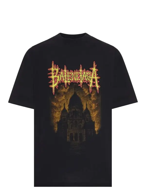 Balenciaga Medium Fit T-shirt - Black