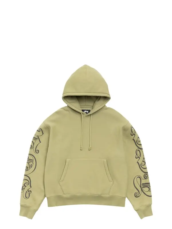 StÜssy Motif Print Hoodie - Green