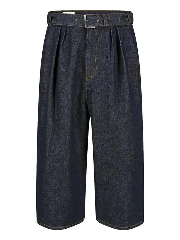 Dries Van Noten Washed Heavyweight Pants - Blue