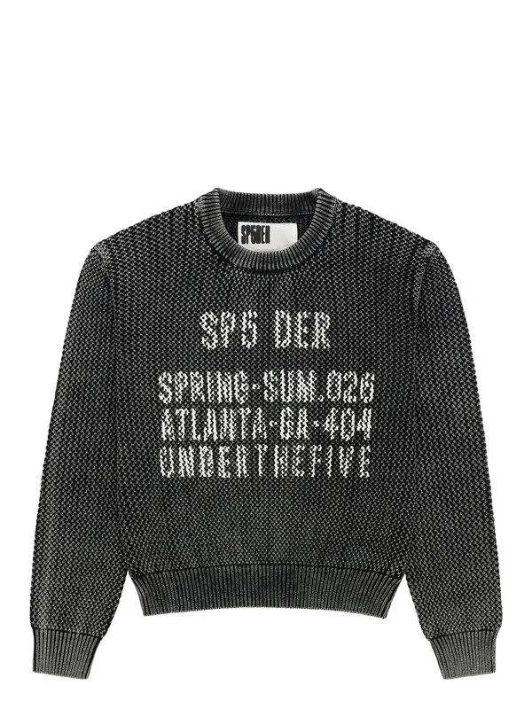 SP5DER Underthefive Sweater - Black