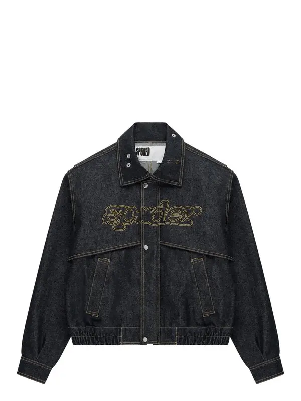 SP5DER Punk V3 Denim Jacket - Blue