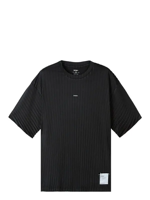 Satisfy Auralite Pleated T-shirt - Black