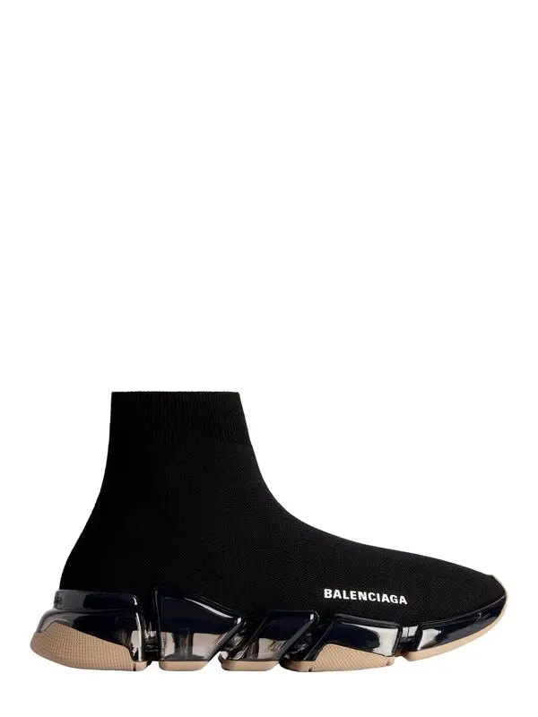 Balenciaga Speed 2.0 Knit Sneakers - Black