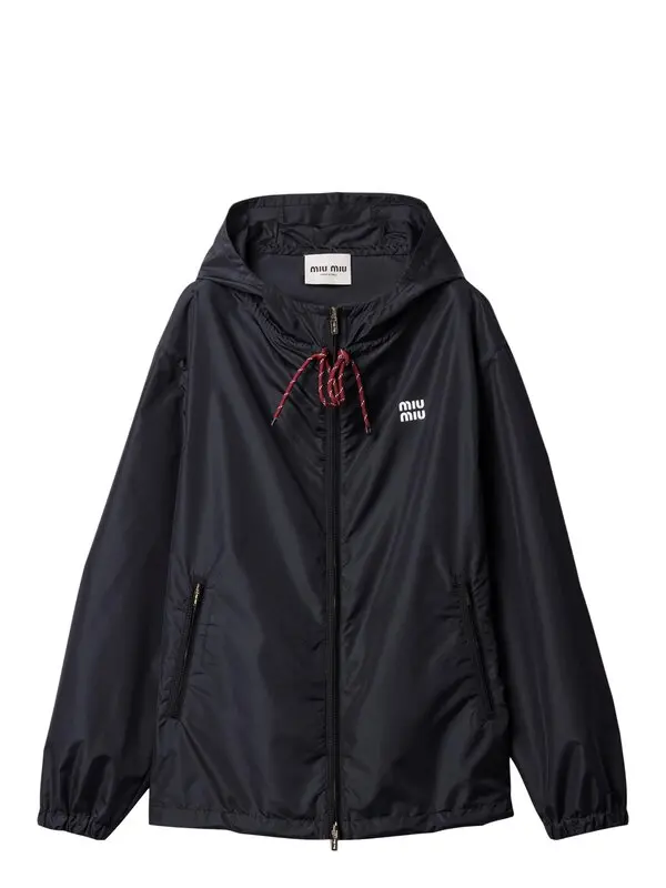 Miu Miu Hooded Jacket - Blue