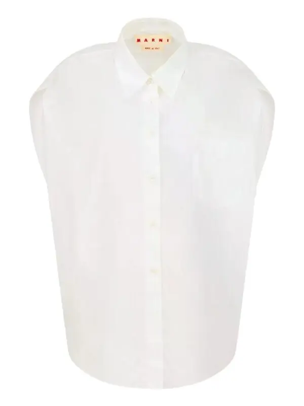 Marni Cotton Pocket Shirt - White