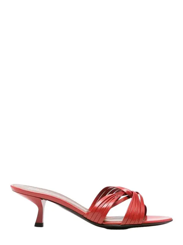 GIUSEPPE ZANOTTI Knotted Sandals - Red