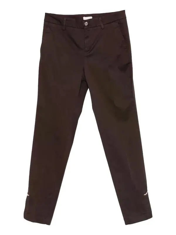 Liu Jo Embellishment Trousers - Brown
