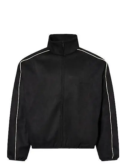 Fear Of God Suede-fleece Track Jacket - Vintage Black
