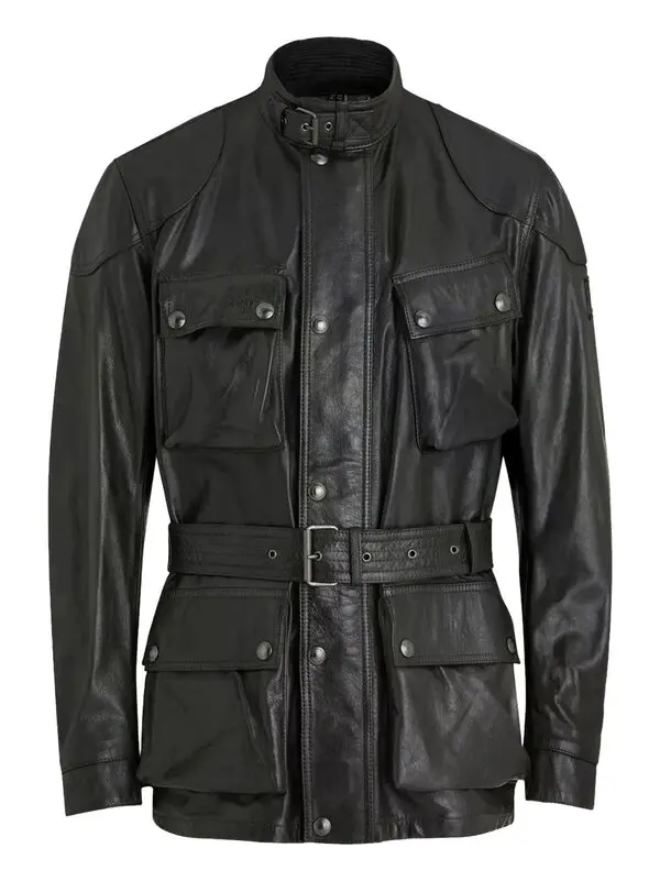 Belstaff Trialmaster Leather Jacket - Black