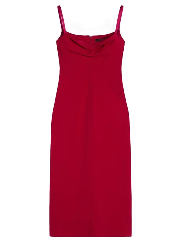 Max Mara Cady Midi Dress - Geranium