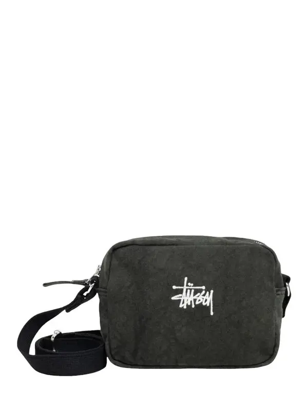 StÜssy Canvas Pouch - Washed Black