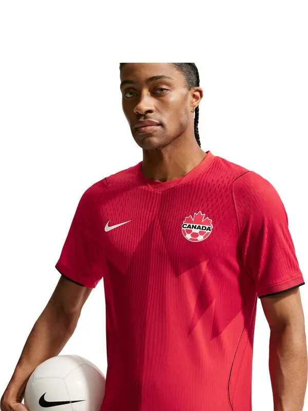 Nike Canada Soccer 2026 Match Home Aero-fit Soccer Jersey - Red