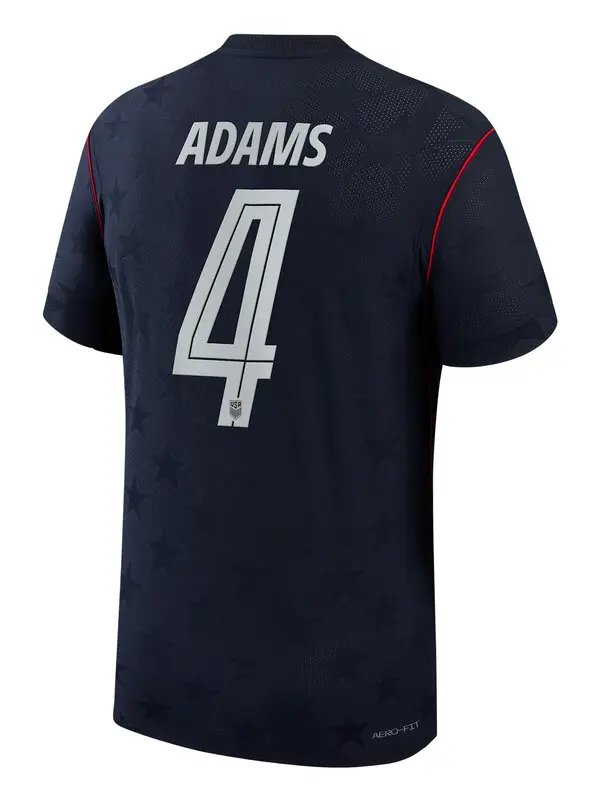 Nike Tyler Adams Usmnt 2026 Match Away Dri-fit Adv Soccer Jersey - Blue