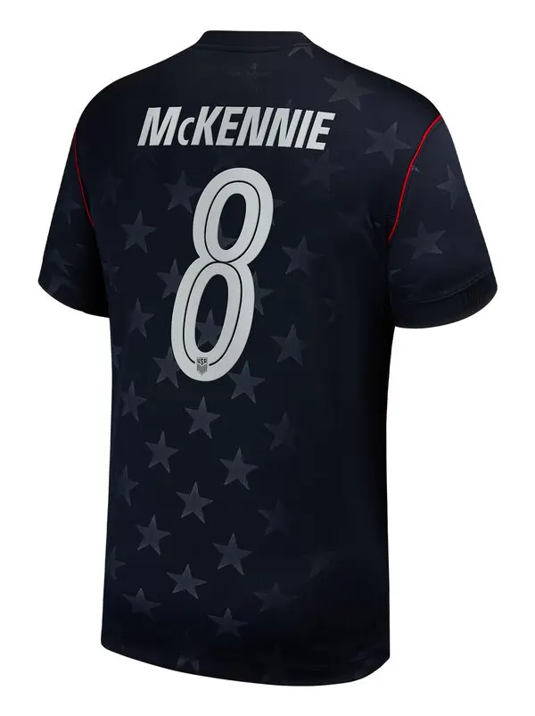 Nike Weston Mckennie Usmnt 2026 Stadium Away Dri-fit Soccer Jersey - Blue