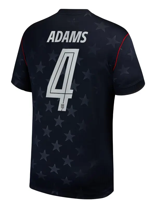 Nike Tyler Adams Usmnt 2026 Stadium Away Dri-fit Soccer Jersey - Blue