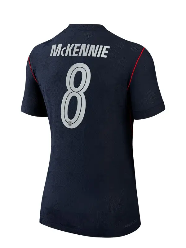 Nike Weston Mckennie Usmnt 2026 Match Away Dri-fit Adv Soccer Jersey - Blue