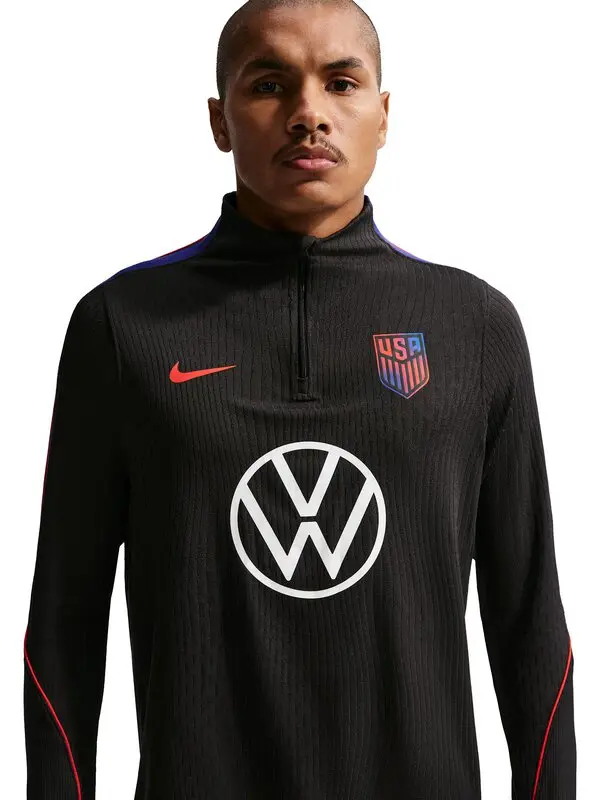 Nike Usmnt Strike Elite Dri-fit Adv Soccer Knit Drill Top - Black