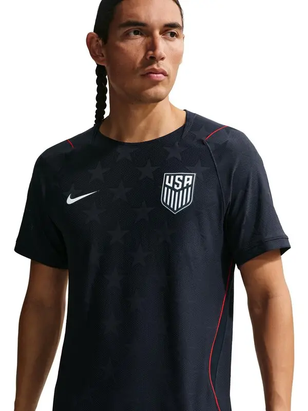 Nike Usmnt 2026/27 Match Away Aero-fit Soccer Authentic Jersey - Blue