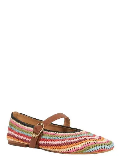 Dune London Haloha Mary Jane Flat - Pink Multi