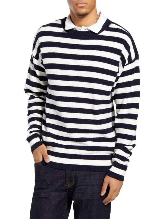 Tommy Hilfiger Breton Stripe Sweater - Desert Sky