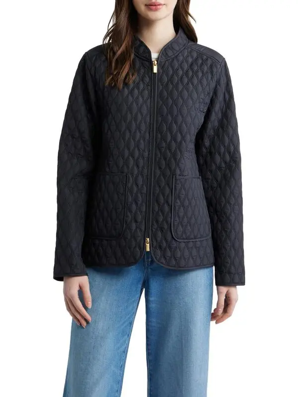 ILSE JACOBSEN Ally 07 Quilted Jacket - Dark Indigo