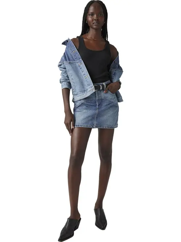 LEVI'S Western Icon Denim Skirt - Ironic Iconic Skirt