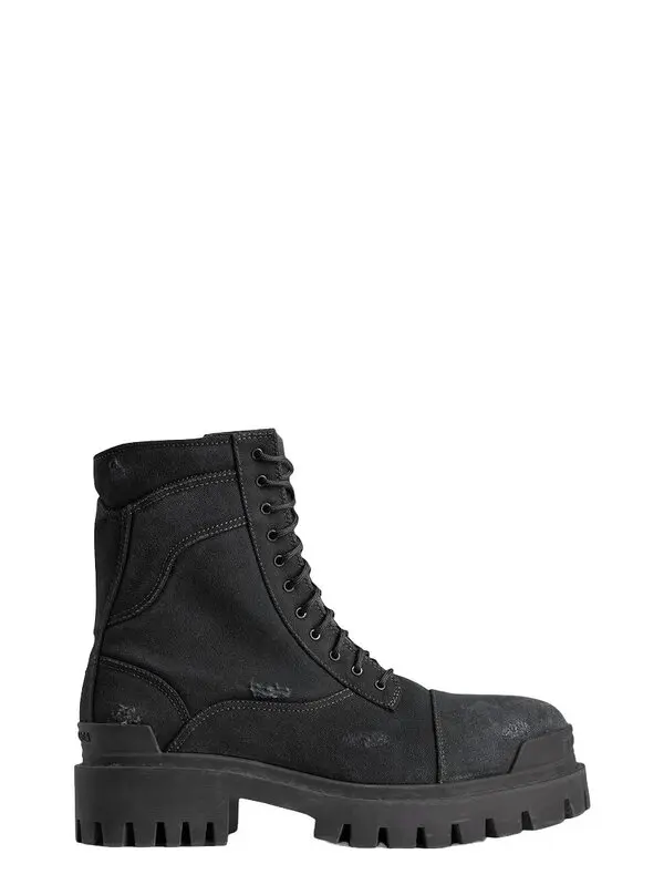 Balenciaga Combat Strike Boot - Black