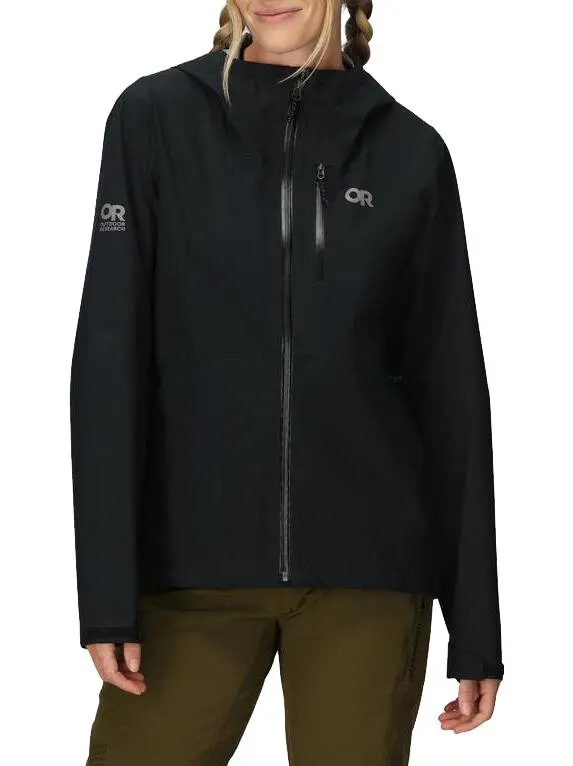 OUTDOOR RESEARCH Freewheel Stretch Rain Jacket - Black