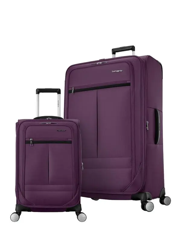 SAMSONITE Element 2-piece Soft-sided Luggage Set - Purple