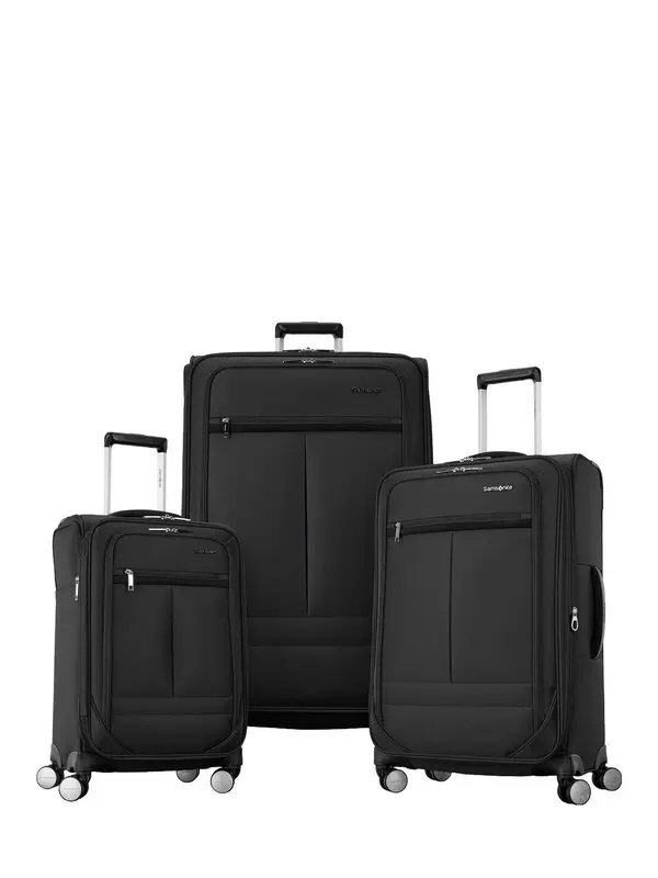 SAMSONITE Element 3-piece Soft-sided Luggage Set - Black