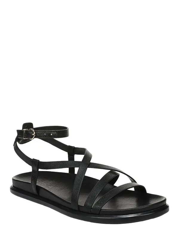 Naturalizer Fame Ankle Strap Sandals - Black