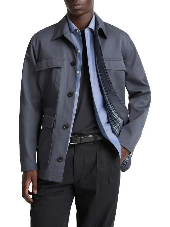 Vince Brushed Cotton Twill Chore Coat - Studio