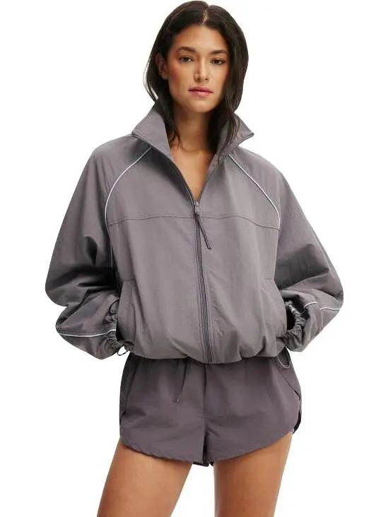 Cotton:on Active Offside Windbreaker - Violet Grey