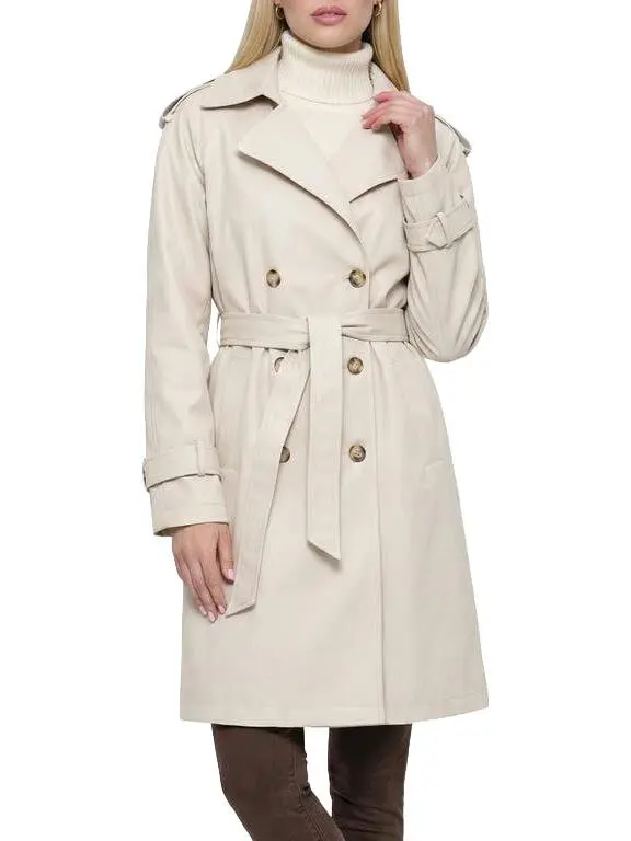 Gorski Belted Trench Coat - Beige