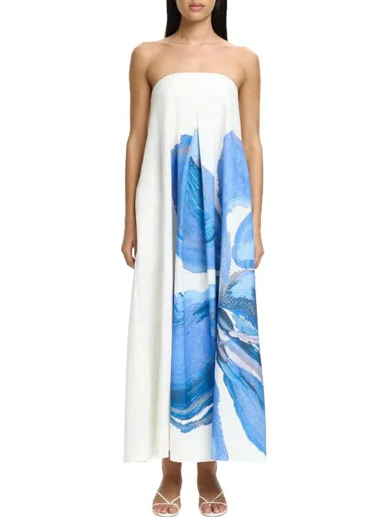 Significant Other Parisa Placed Floral Maxi Dress - Spliced Bloom