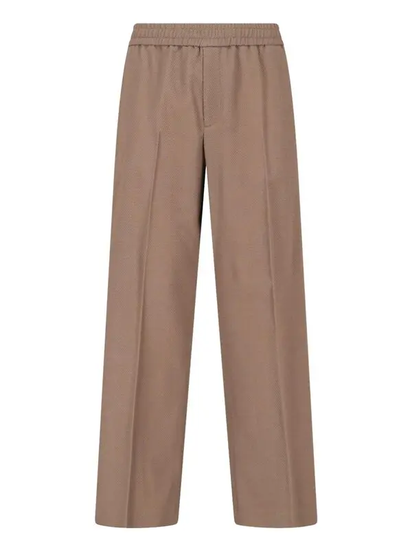 GOLDEN GOOSE Virgin Wool Sweatpants - Taupe