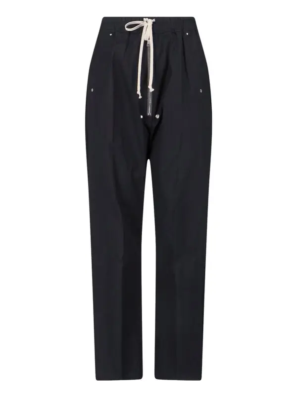 Rick Owens Bela Straight Pants - Black