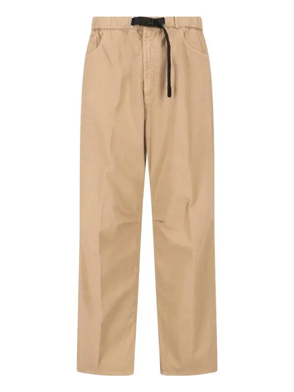 WHITE SAND Wide Waist Pants - Beige