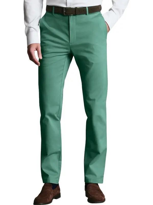 CHARLES TYRWHITT Ultimate Chino - Mid Green