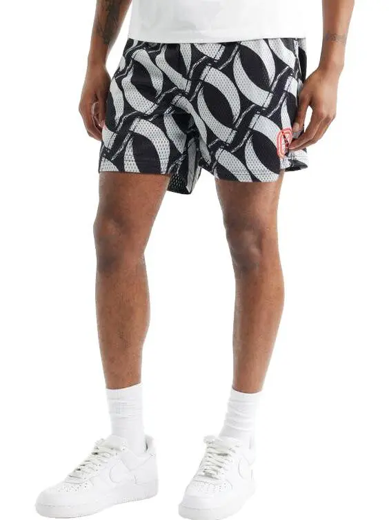 OVERTIME Scythe Mesh Shorts - Black