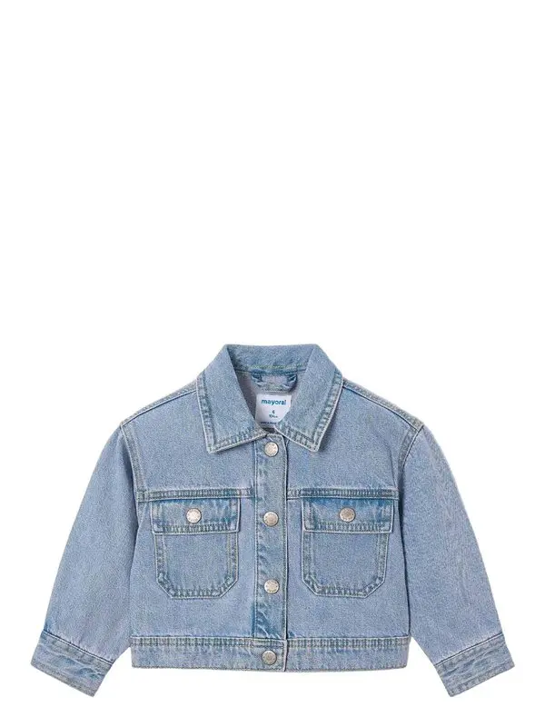 MAYORAL Denim Trucker Jacket - Light Blue