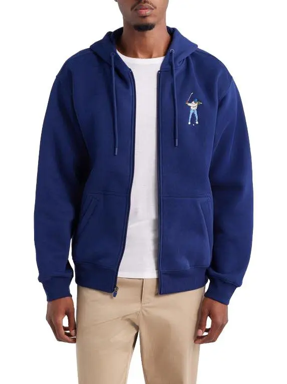EASTSIDE GOLF Swingman Full Zip Hoodie - Blue Void
