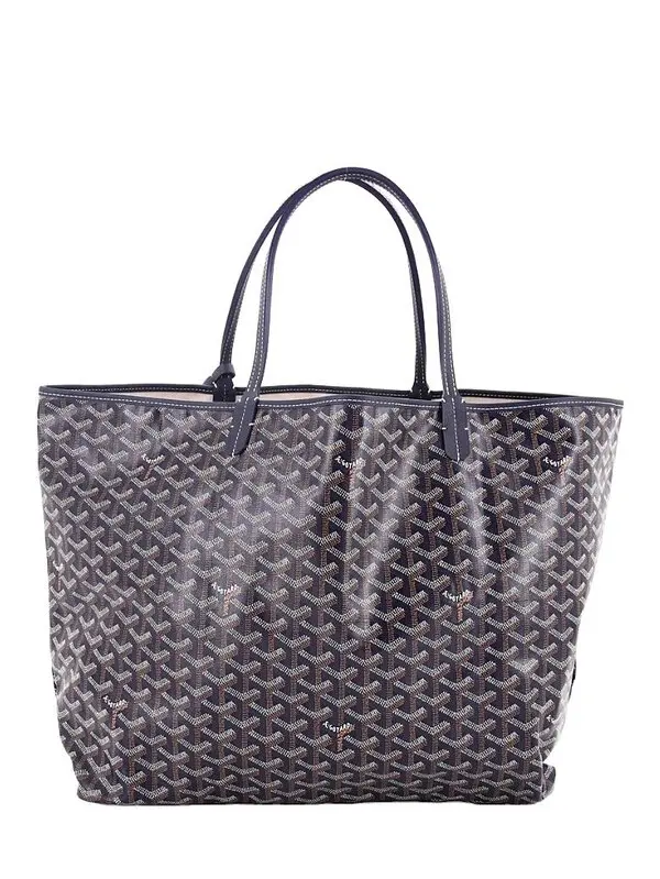 Goyard Gm Saint Louis Tote Coated Canvas - Blue