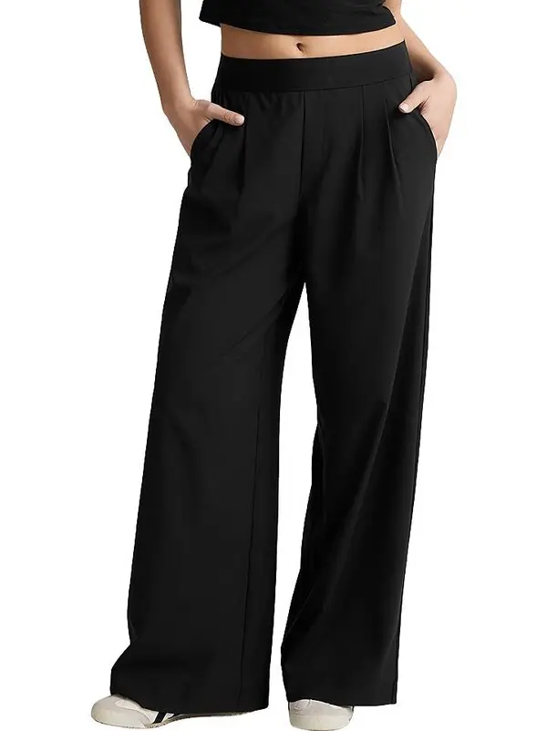 Beyond Yoga Wide Leg Pull-on Pants - Black