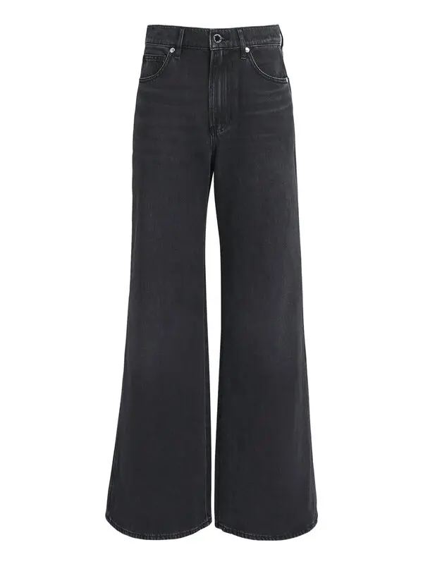 Veronica Beard Kasey Wide-leg Jeans - Black