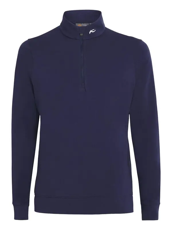 Kjus Pima Cotton Half-zip Top - Navy