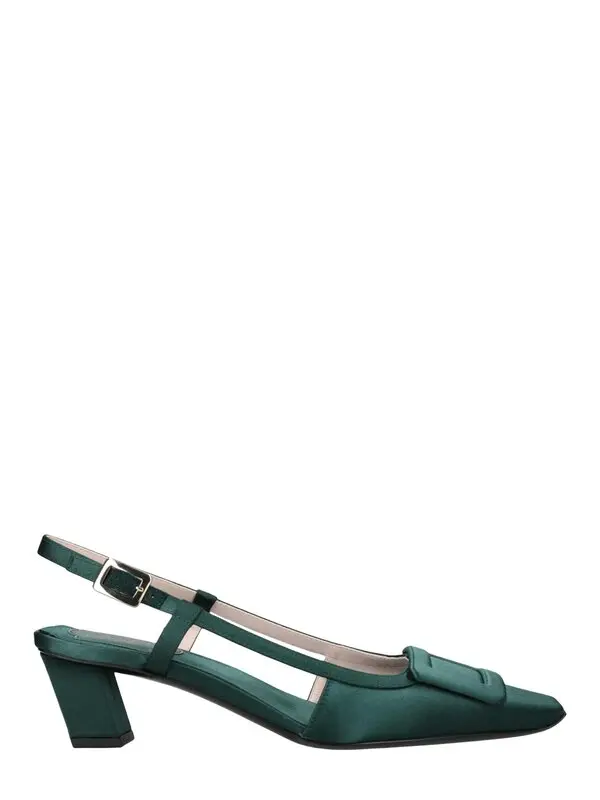 ROGER VIVIER Belle Vivier Slingback Pumps - Green