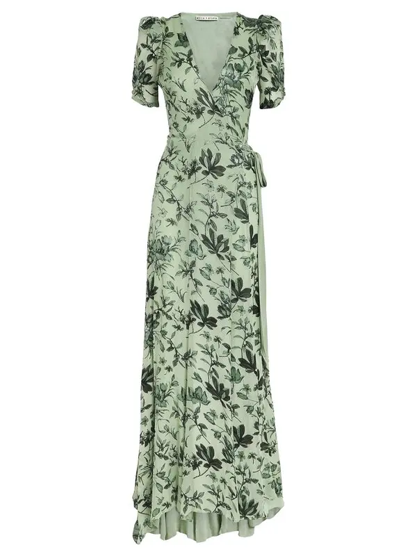 Alice + Olivia Tiana Maxi Dress - Green