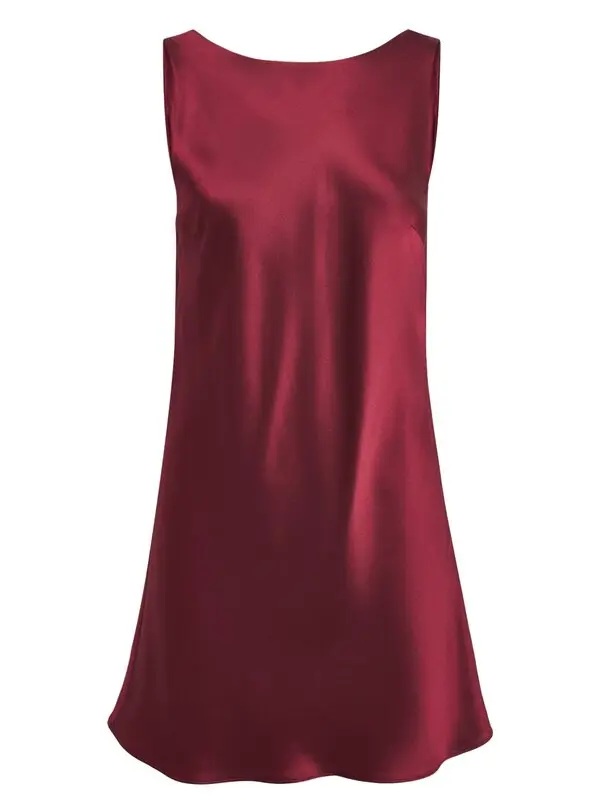 Kiki De Montparnasse Silk Mini Dress - Red