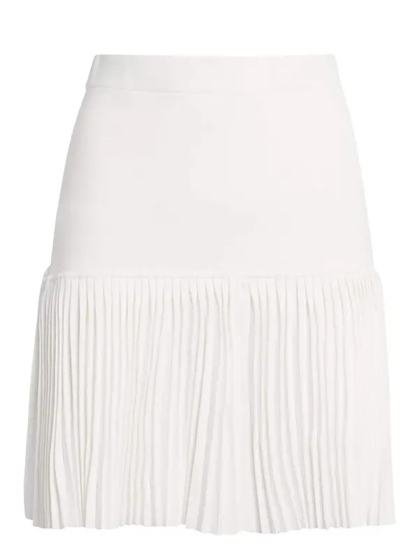 Claudie Pierlot Pleated Mini Skirt - White